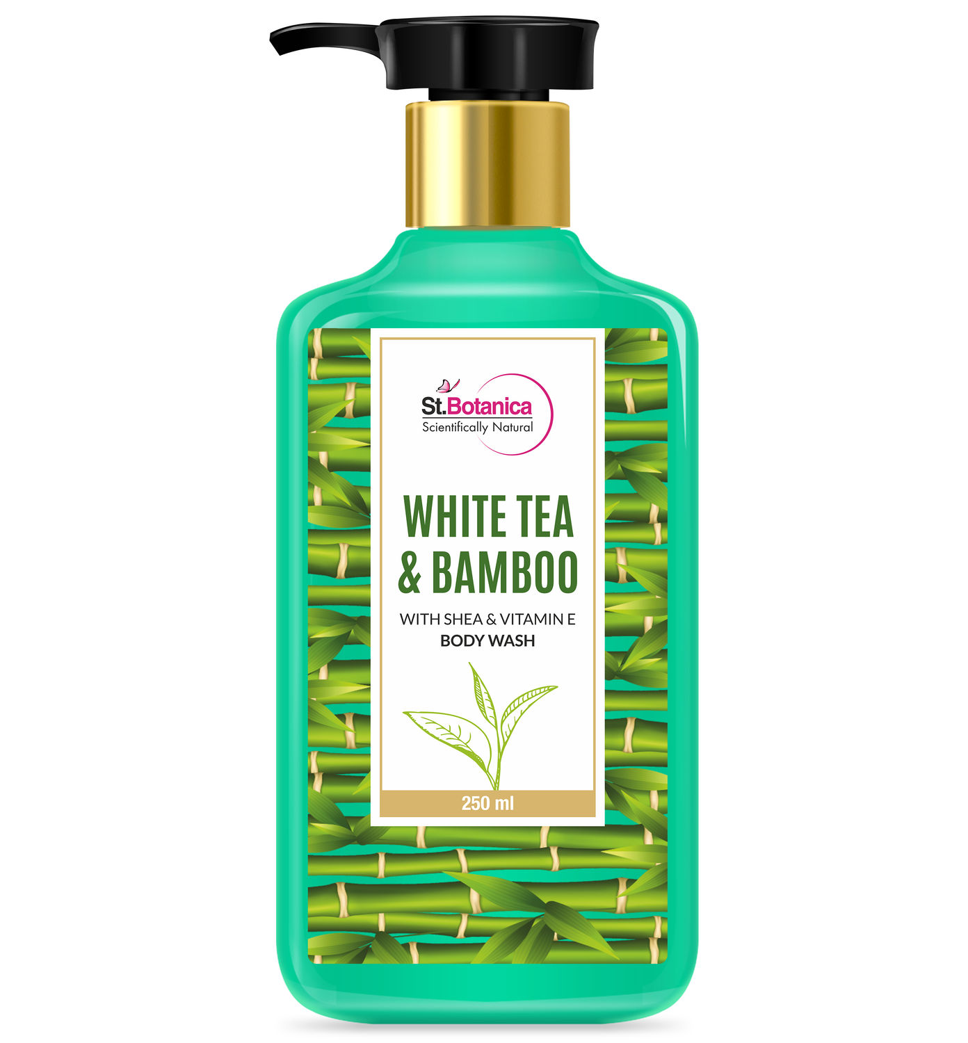 St Botanica White Tea & Bamboo Body Wash - With Shea & Vitamin E ...