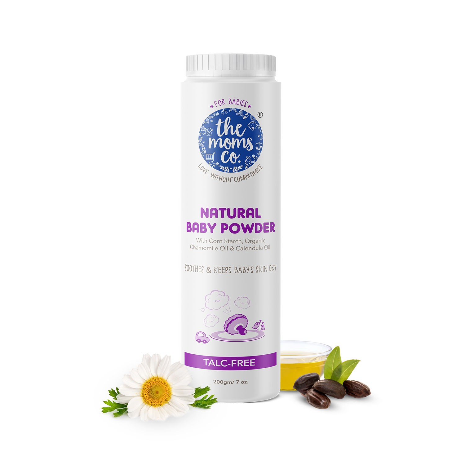 The Moms Co. Natural Baby Powder (200 g)
