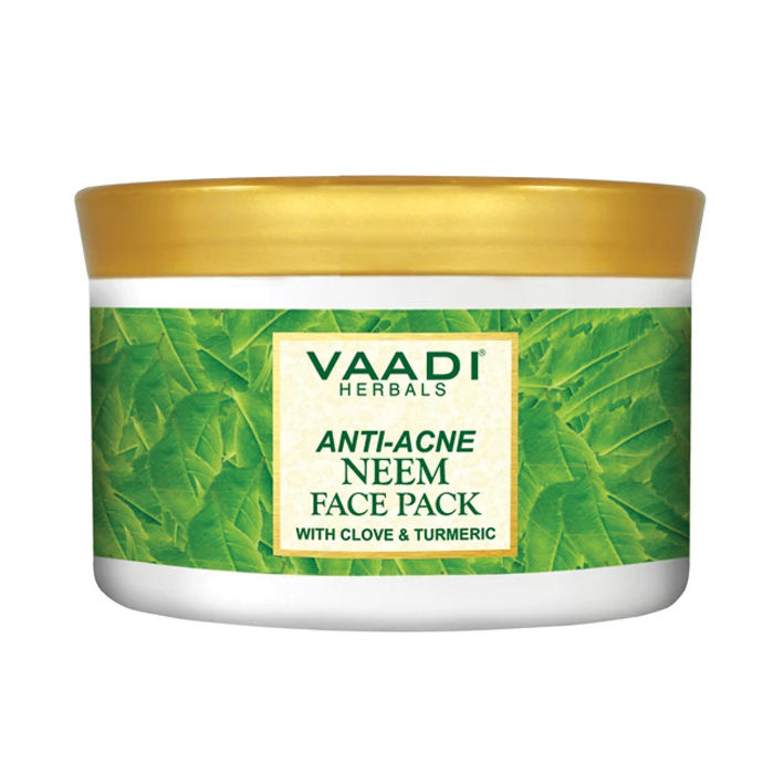 Buy Vaadi Herbals Anti Acne Neem Face Pack With Clove And Turmeric (600 ...
