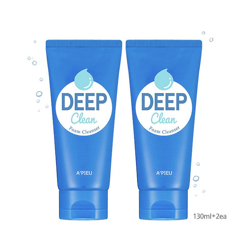 A'PIEU Deep Clean Foam Cleanser (2EA) (130 ml)