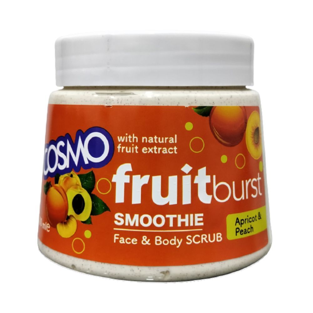 Cosmo Fruit Burst Scrub Apricot Face & Body Scrub (500 ml)