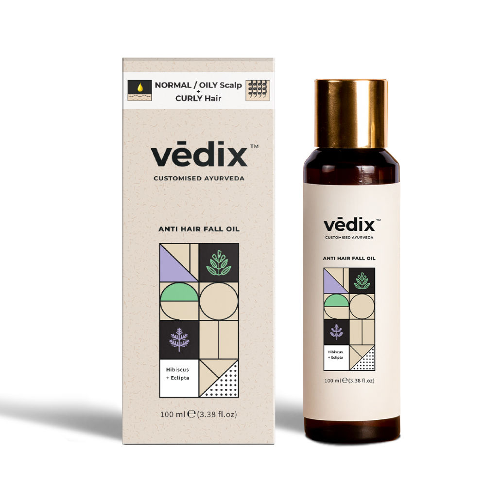 Vedix Customized Ayurvedic Anti-Hairfall Oil For Normal - Oily Scalp ...