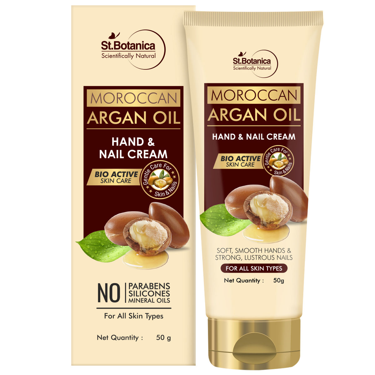 Buy St.Botanica Moroccan Argan Oil Hand and Nail Cream (50 g) Online ...