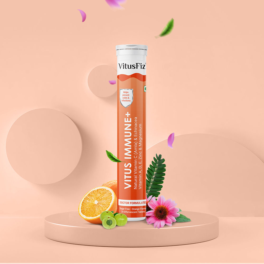 Vitus Immune+ | Immunity Booster and Multivitamin | Natural Amla ...