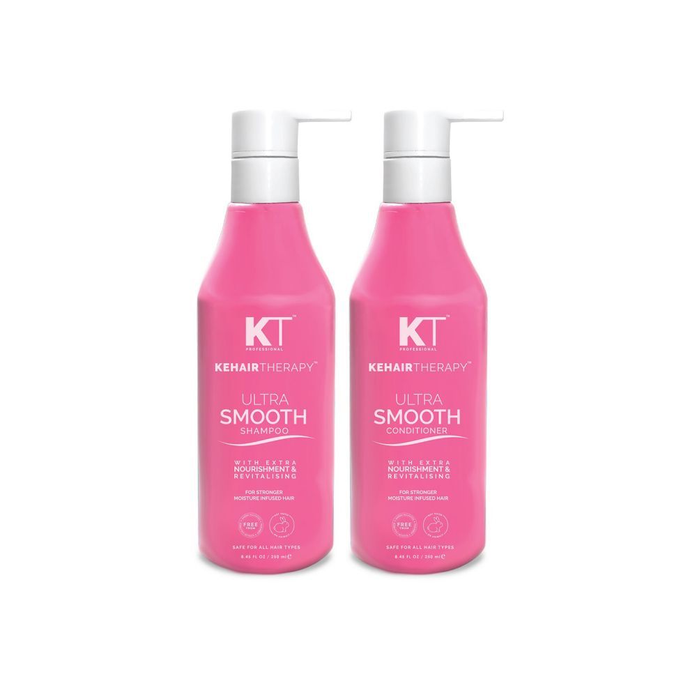 KT Professional Ultra Smooth Shampoo & Conditioner 500ml (2 Set)