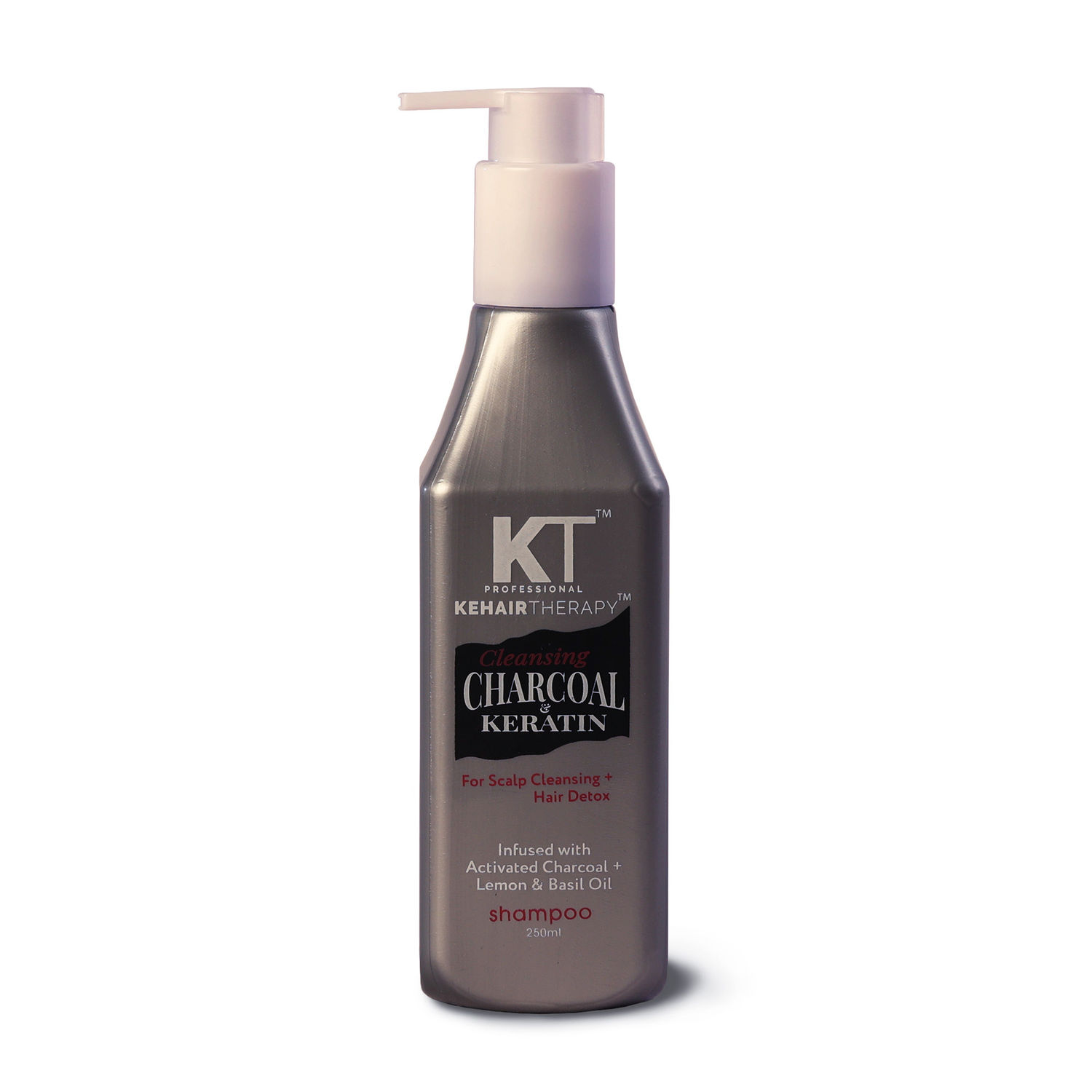 KT Professional Charcoal Keratin Shampoo 250 ml