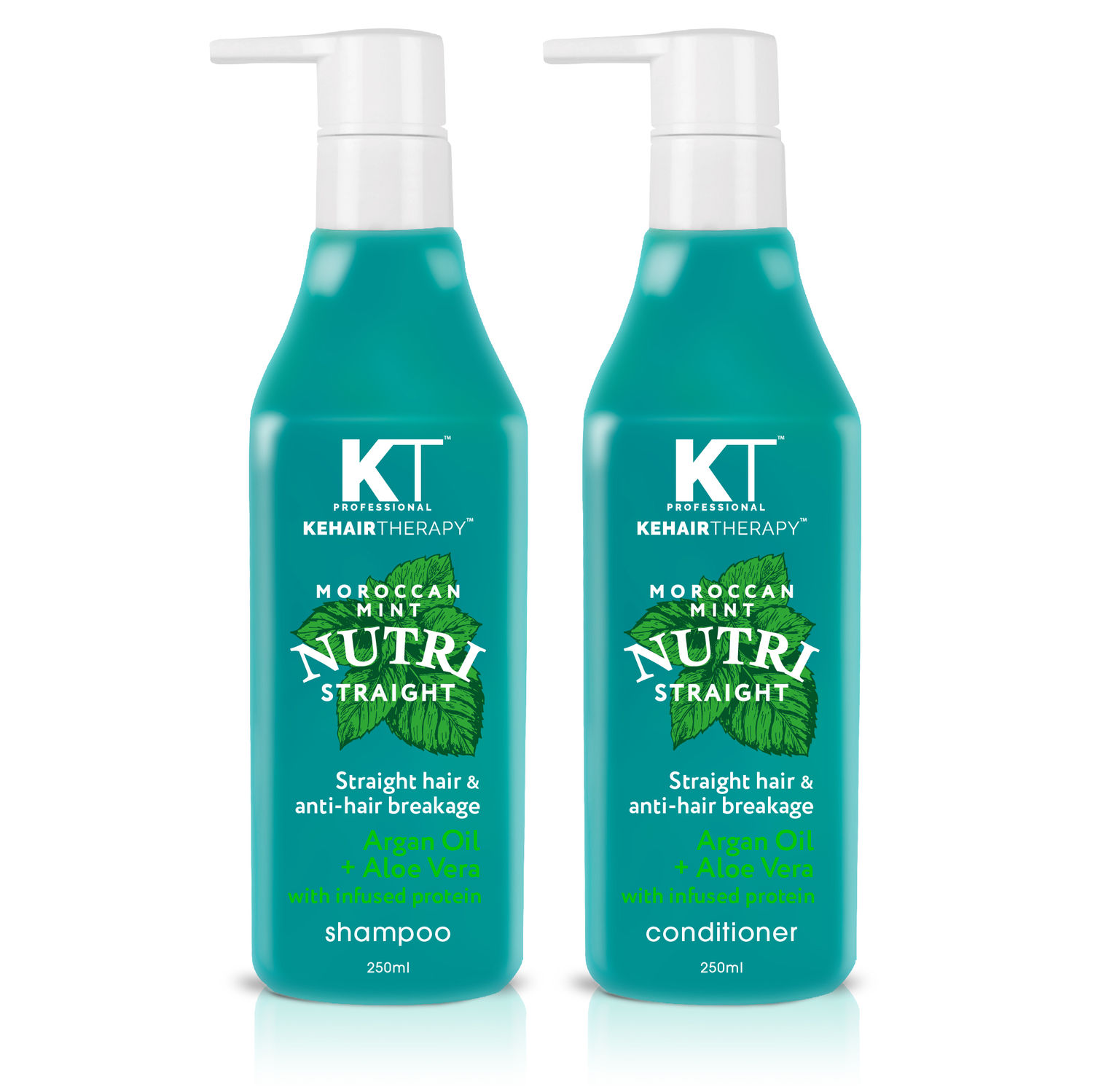 KT Professional Nutri Straight Shampoo & Conditioner 500ml