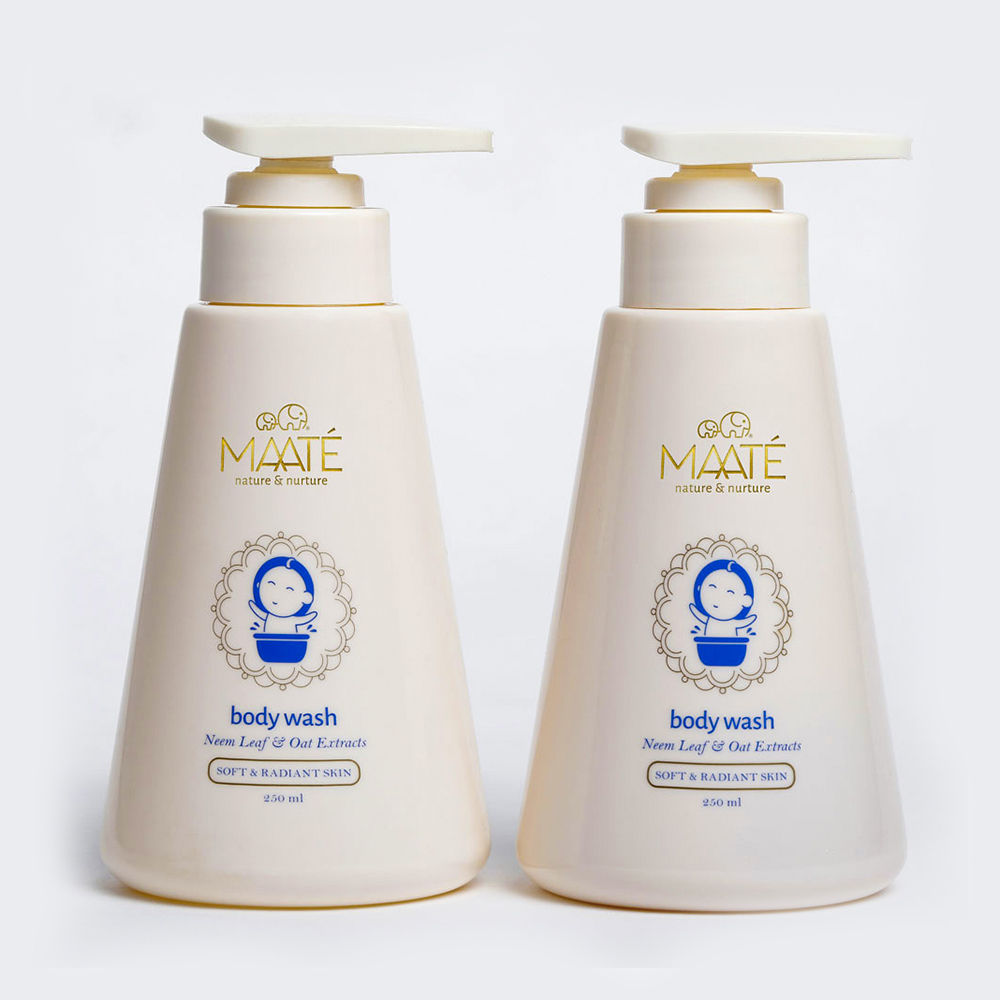 MAATE Baby Body Wash Combo | Contains Oat, Neem and Licorice Extracts ...