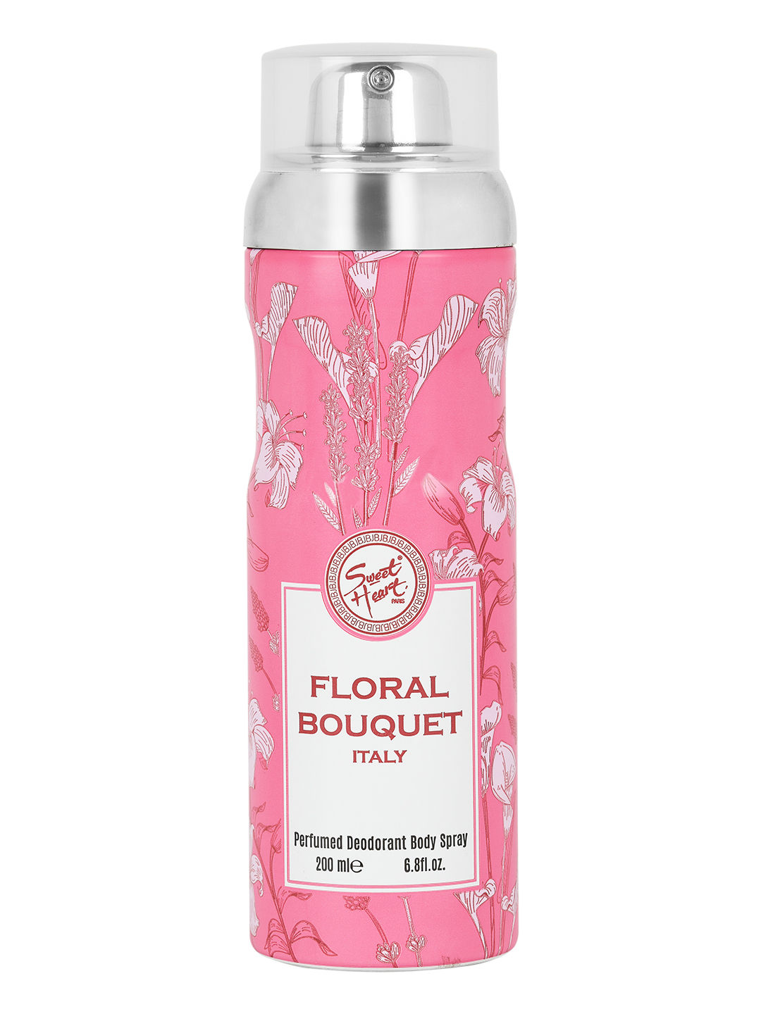 Sweet Heart Floral Bouquet Italy (Pink) Deodorant Perfumed Bodyspray, 200ml