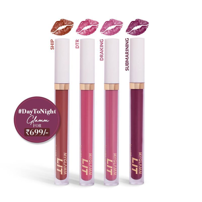 MyGlamm LIT Liquid Matte Lipstick Comb-2