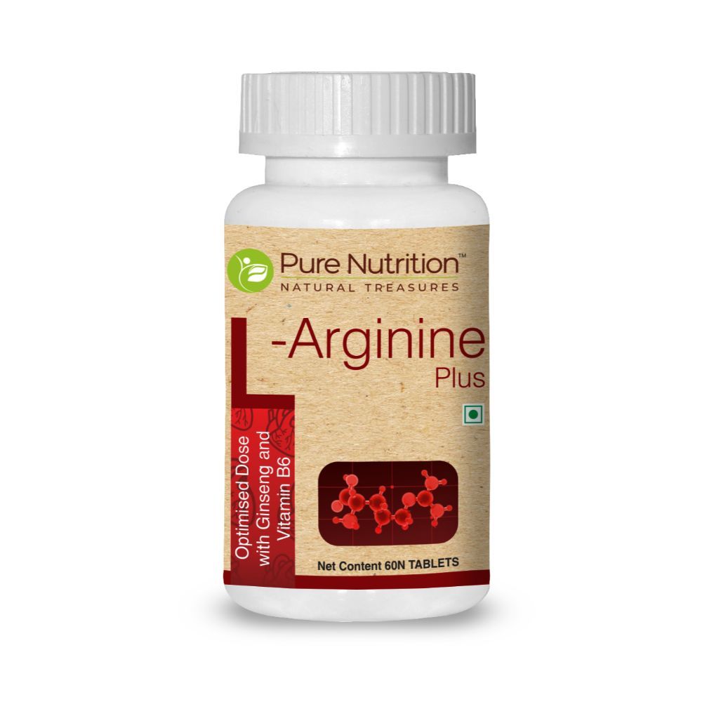 Pure Nutrition L-Arginine Plus (Blood Flow Support) - 60 Tablets