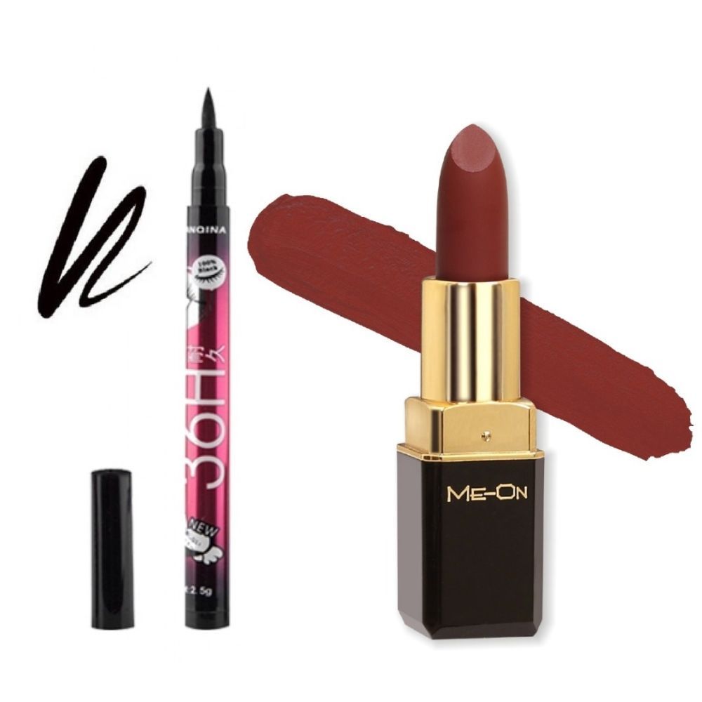 Me-On Pack of 8H Longlasting Color Addict HD Matte Lipstick Shade#15 ...