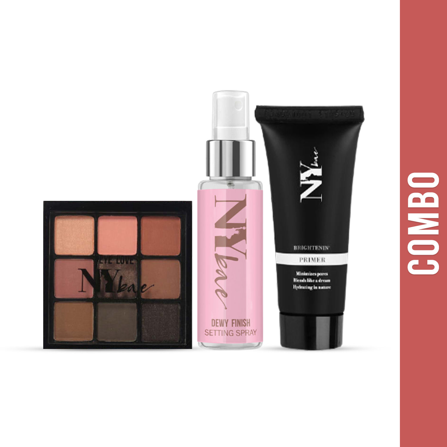 NY Bae Primer + Eyeshadow Palette + Setting Spray Combo - 05