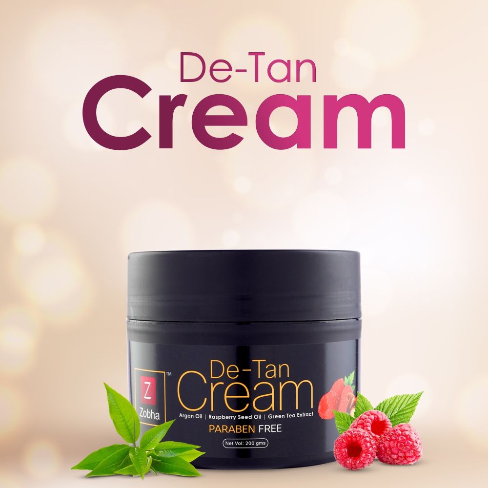Zobha De-Tan Cream For Men and Women - Tan Removal and Even Skin Tone ...