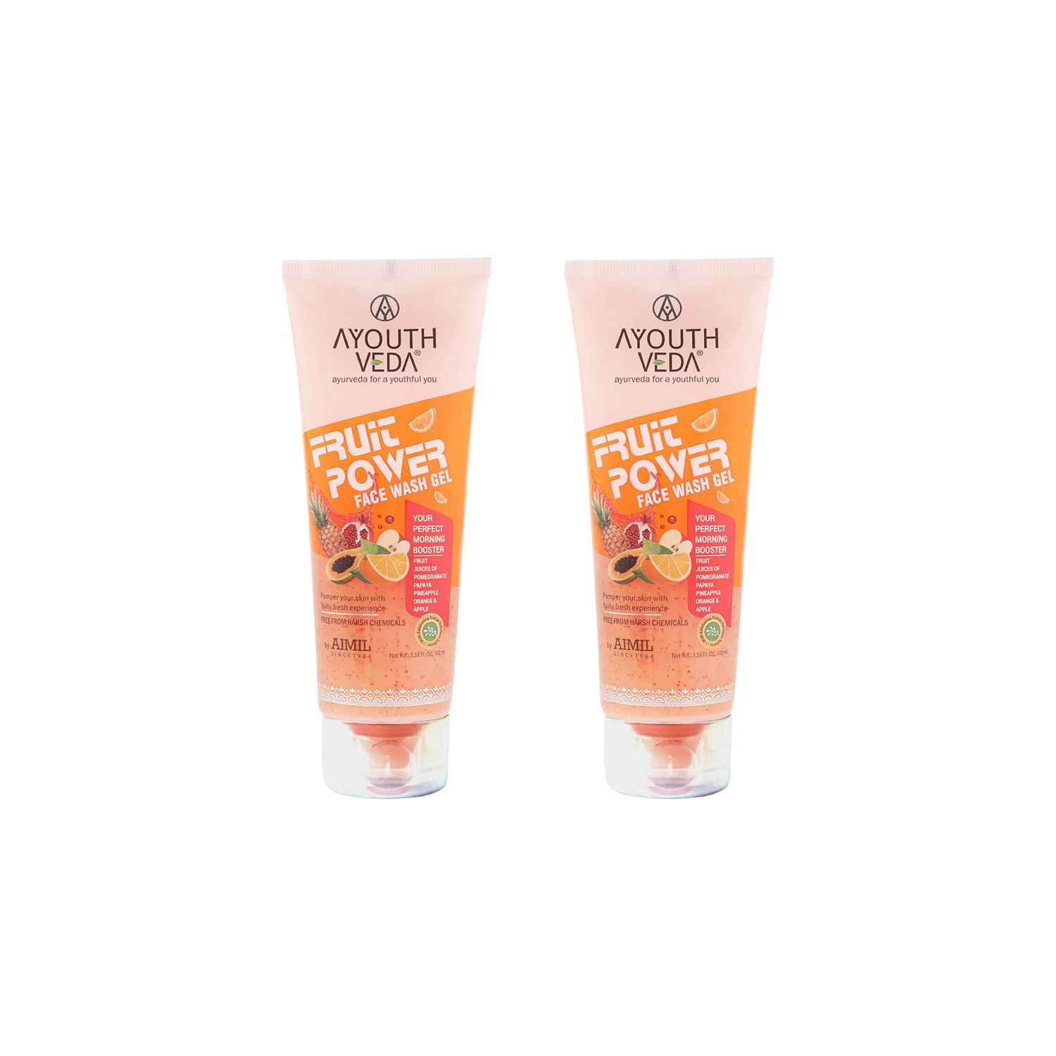 Fruit Power Face Wash Gel 200 Ml (Set Of 2)