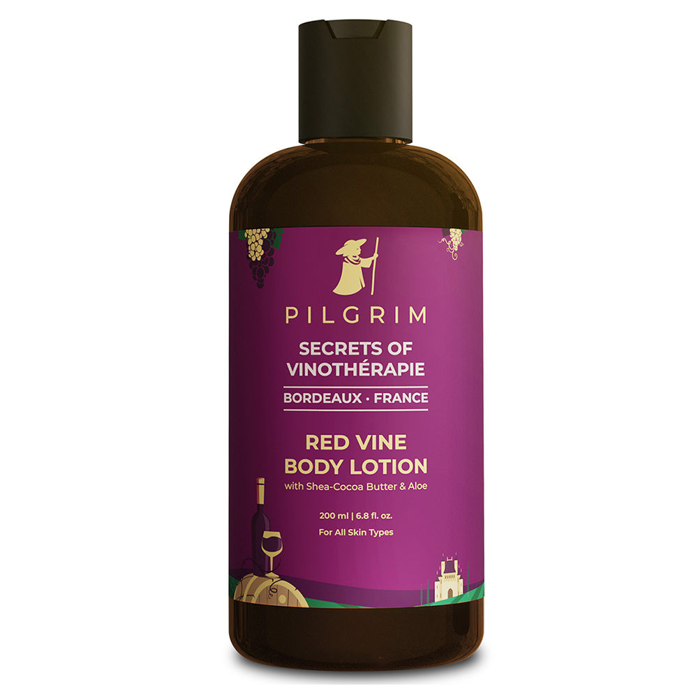 Pilgrim Red Vine Skin Brightening & Firming Body Lotion with Cocoa-Shea ...