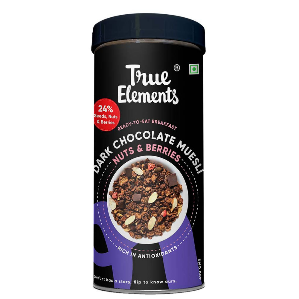 True Elements Dark Chocolate Muesli 400gm