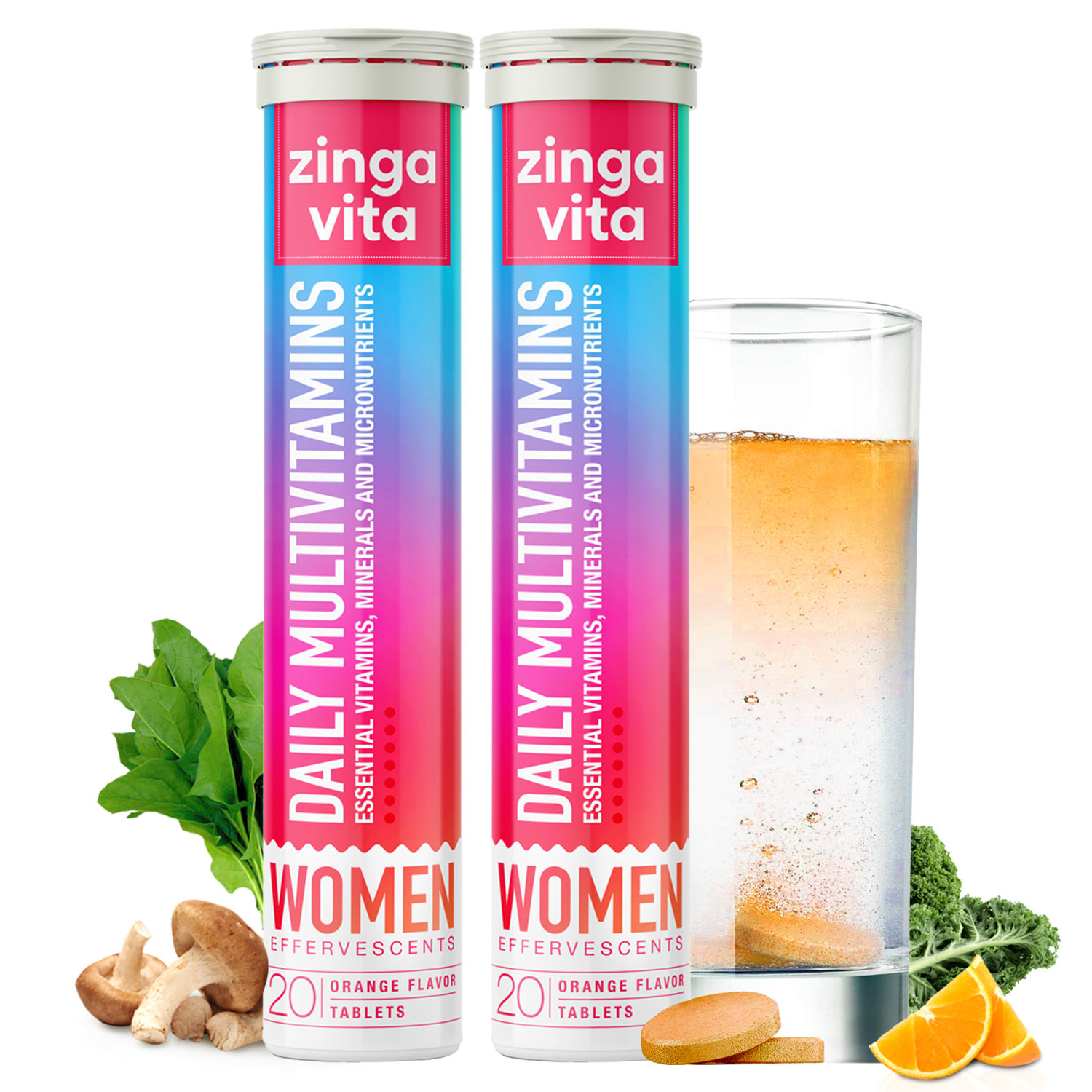 Zingavita Women Daily Multivitamins Effervescent Tablets (40 Fizz Tab ...