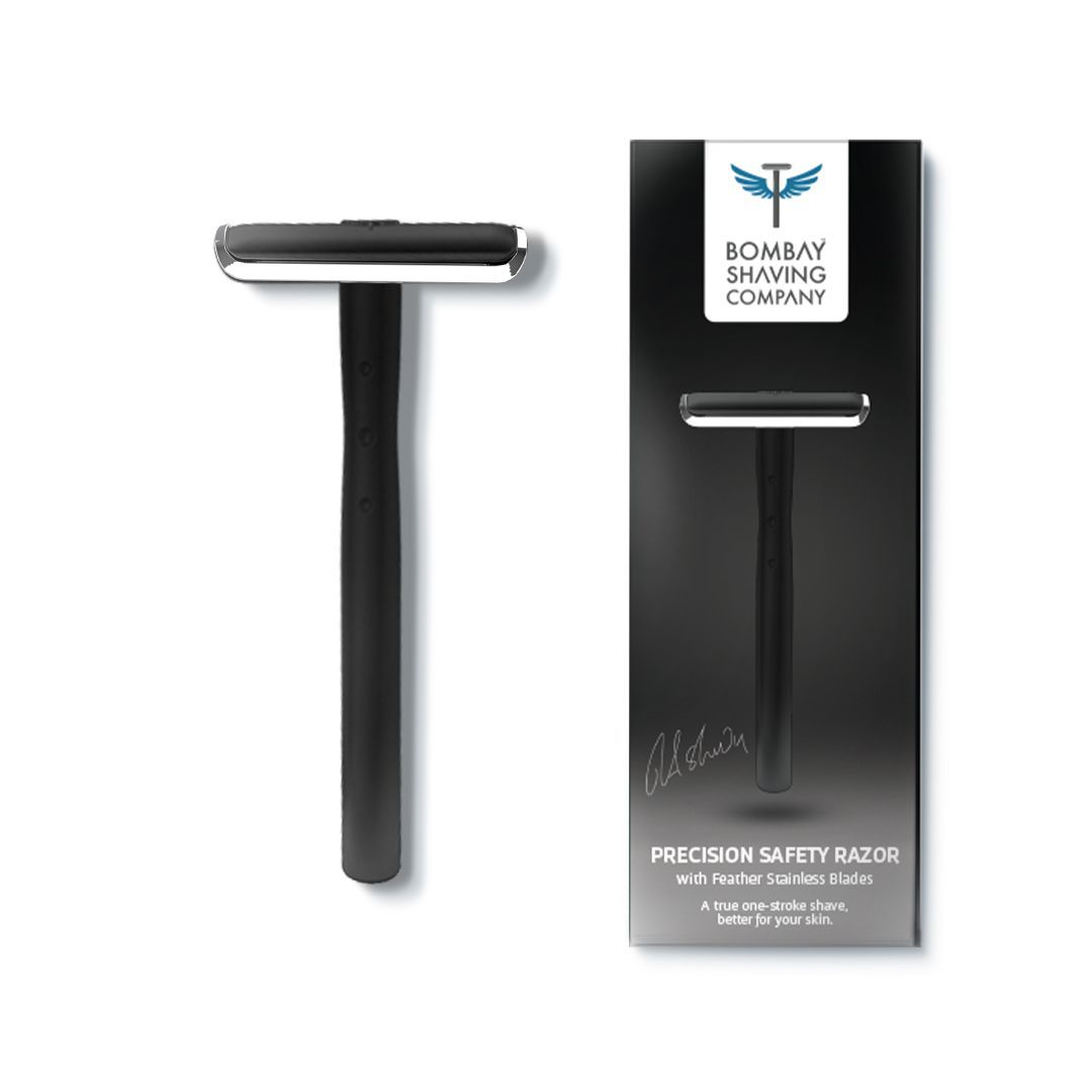 Bombay Shaving Company Precision Safety Razor + 5 Platinum Coated ...