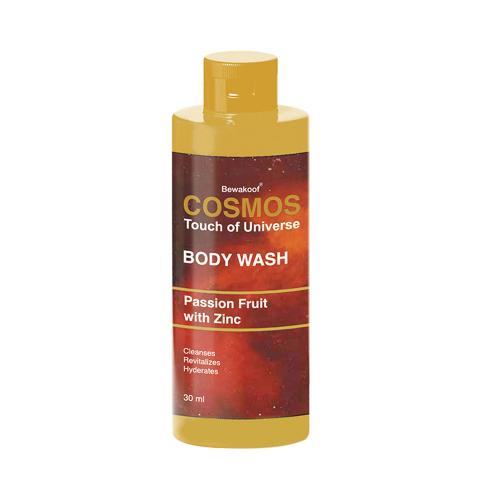 Cosmos by Bewakoof Body Wash with Passion Fruit & Zinc - 30ml - Paraben ...