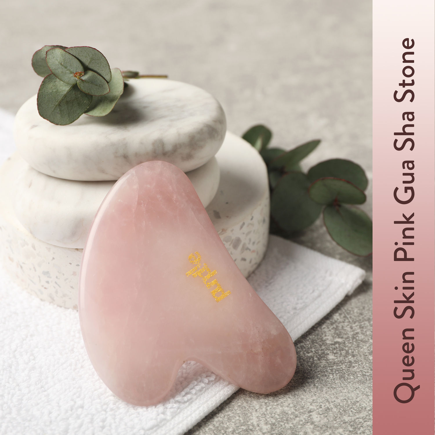Purplle Queen Skin Rose Quartz Gua Sha