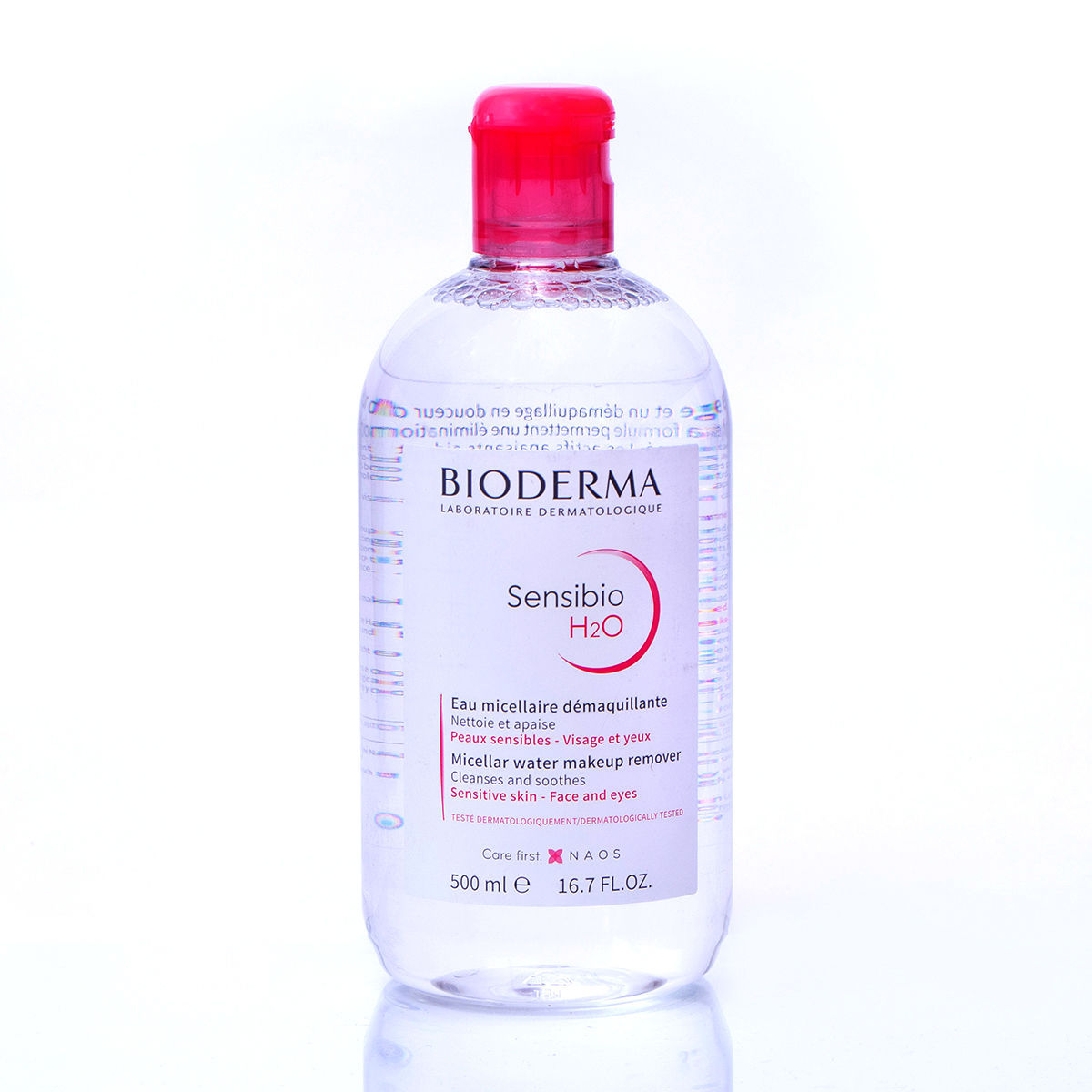 Buy Bioderma Sensibio H2O Micellar Water, Cleansing and Make-Up Removing Solution 500 ml Online ...