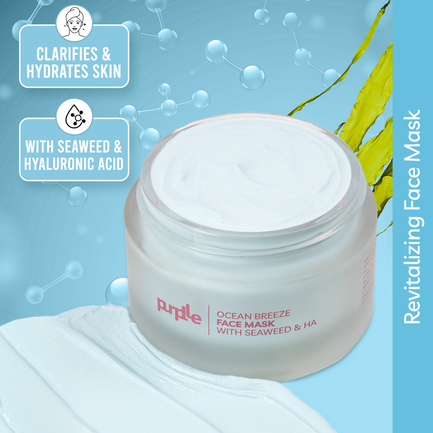 Purplle Seaweed + HA Ocean Breeze Face Mask (50g)
