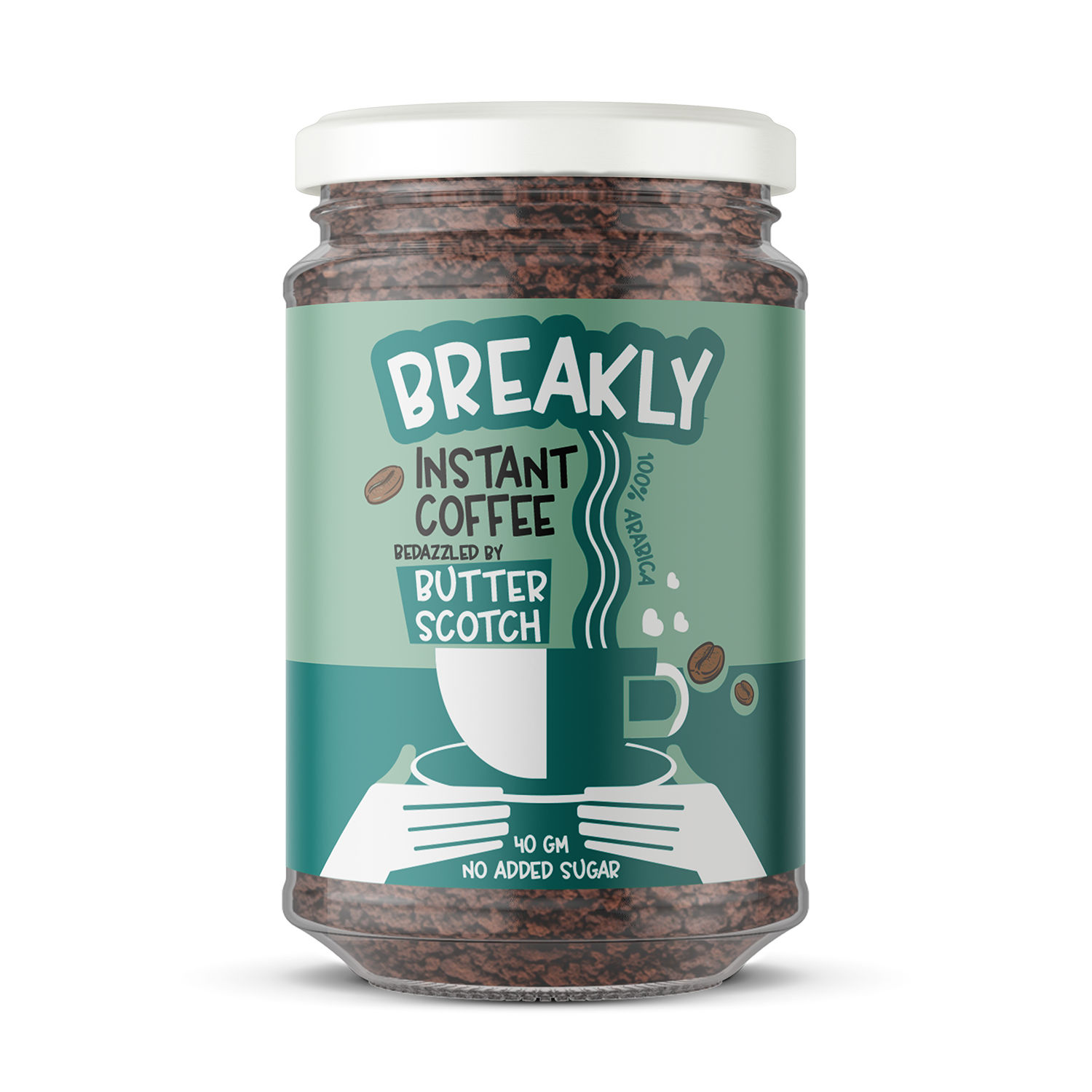 Breakly Instant Coffee Powder| Rich Butterscotch Flavour |Intense and ...