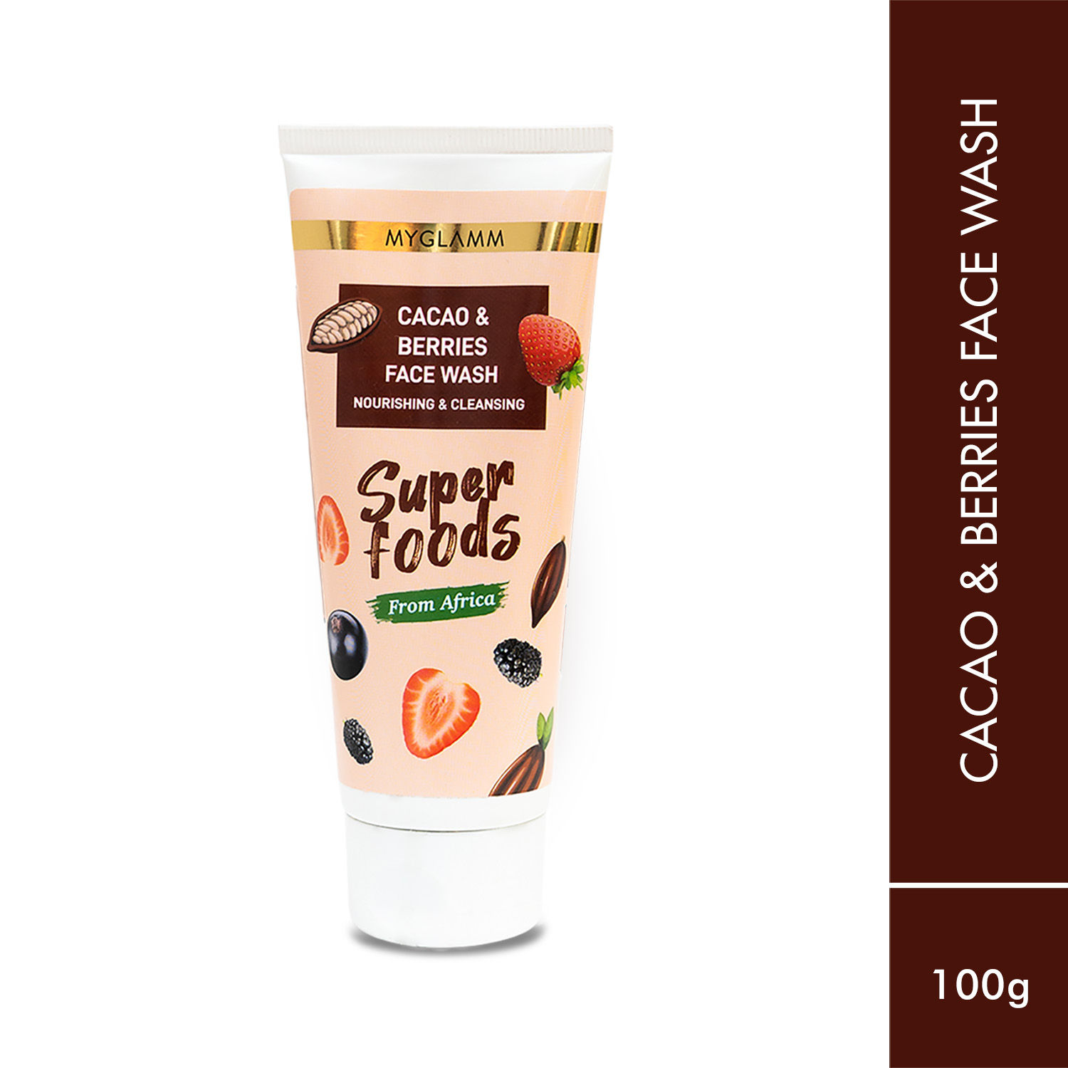 MyGlamm Super Foods Cacao & Berries Face Wash (100 g)