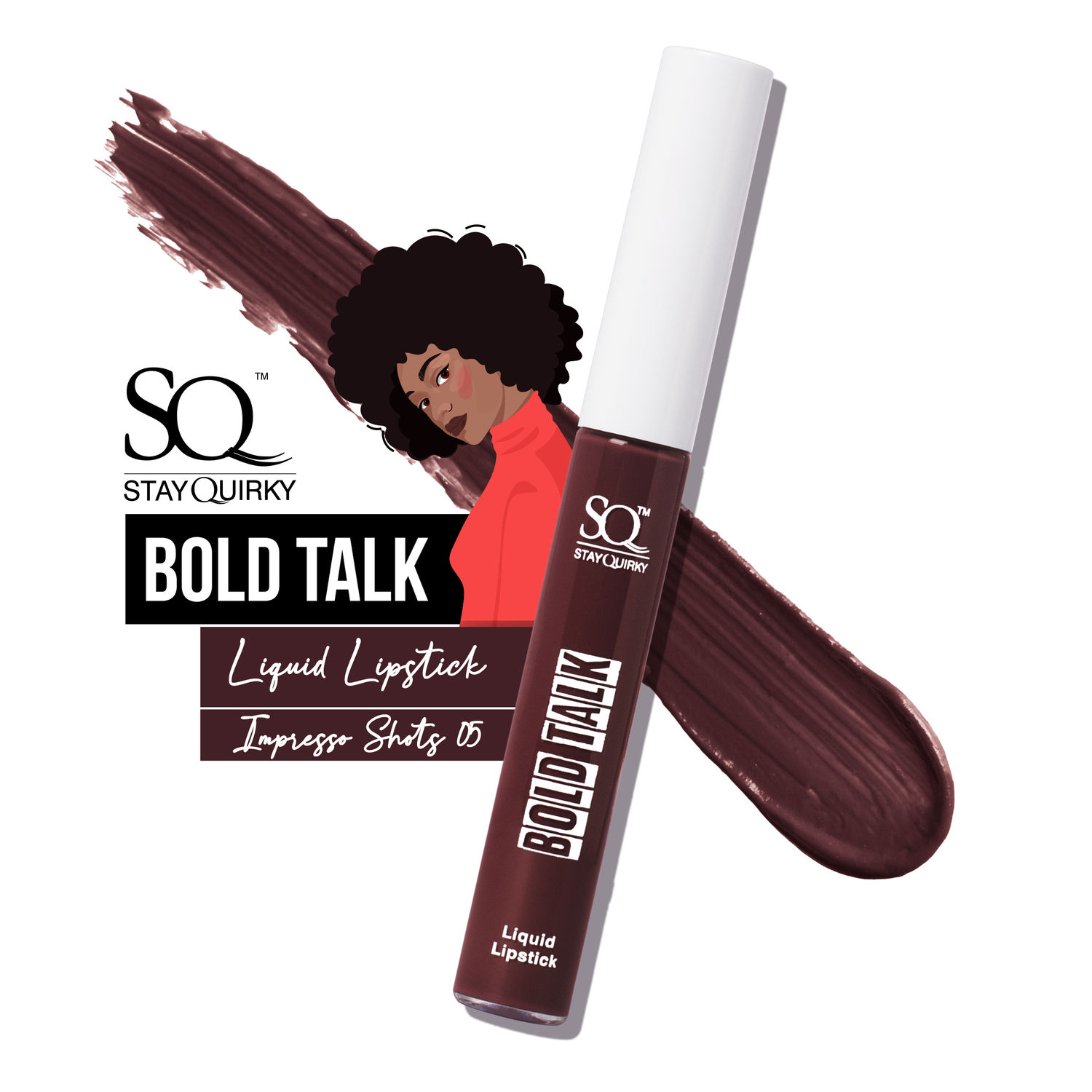 SQ Bold Talk Liquid Lipstick - Impresso Shots (5.5 ml)