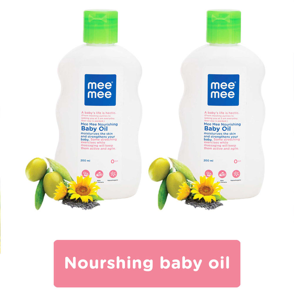 Mee Mee Baby Oil with Fruit Extracts- 200 ml