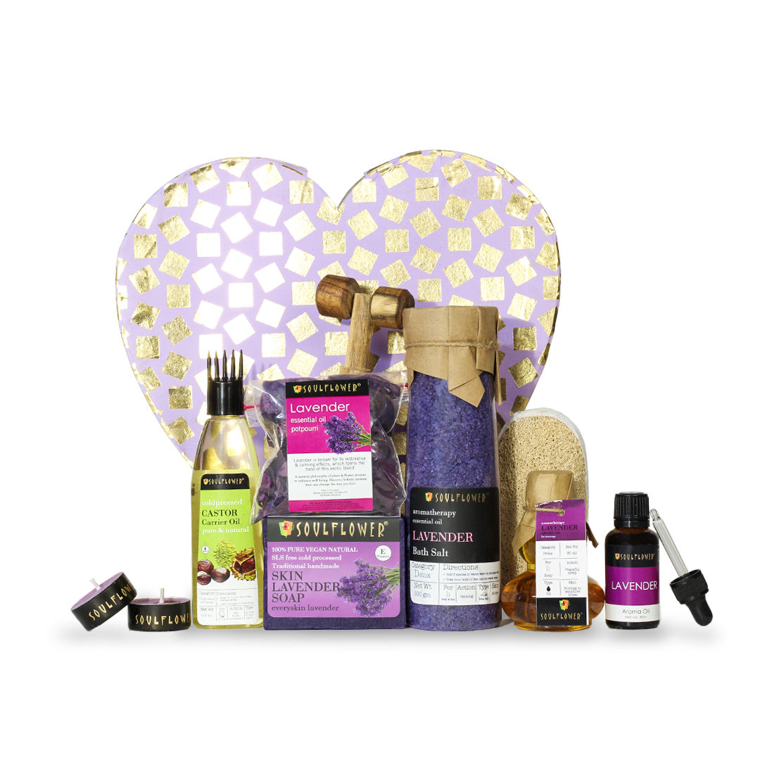 Soulflower Heart Bath Set With Lavender