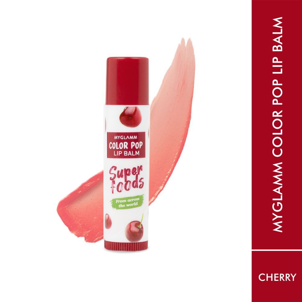 MyGlamm Color Pop Lip Balm-Cherry-(4.6 g)