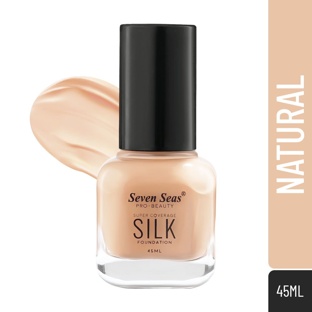 Seven Seas Super Coverage Silk Foundation (Natural) 45ML