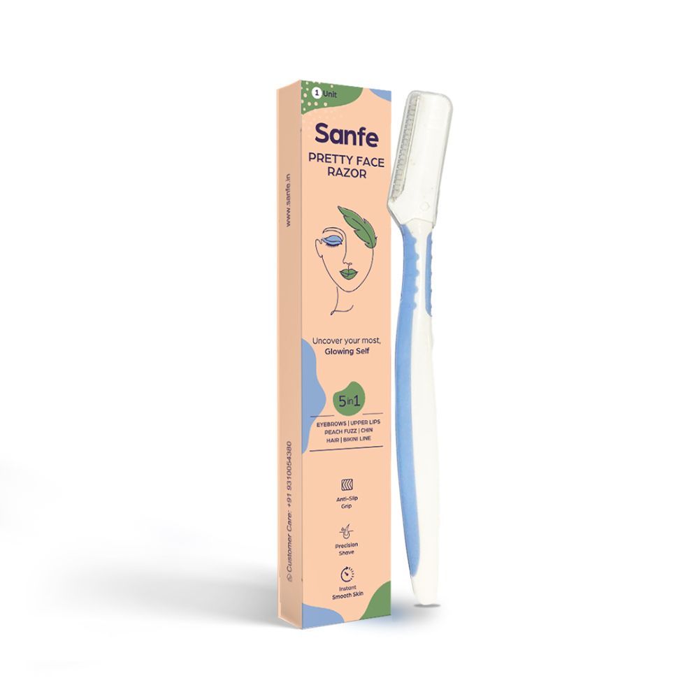 Sanfe Pretty Face Razor for pain-free facial hair removal (1 unit ...