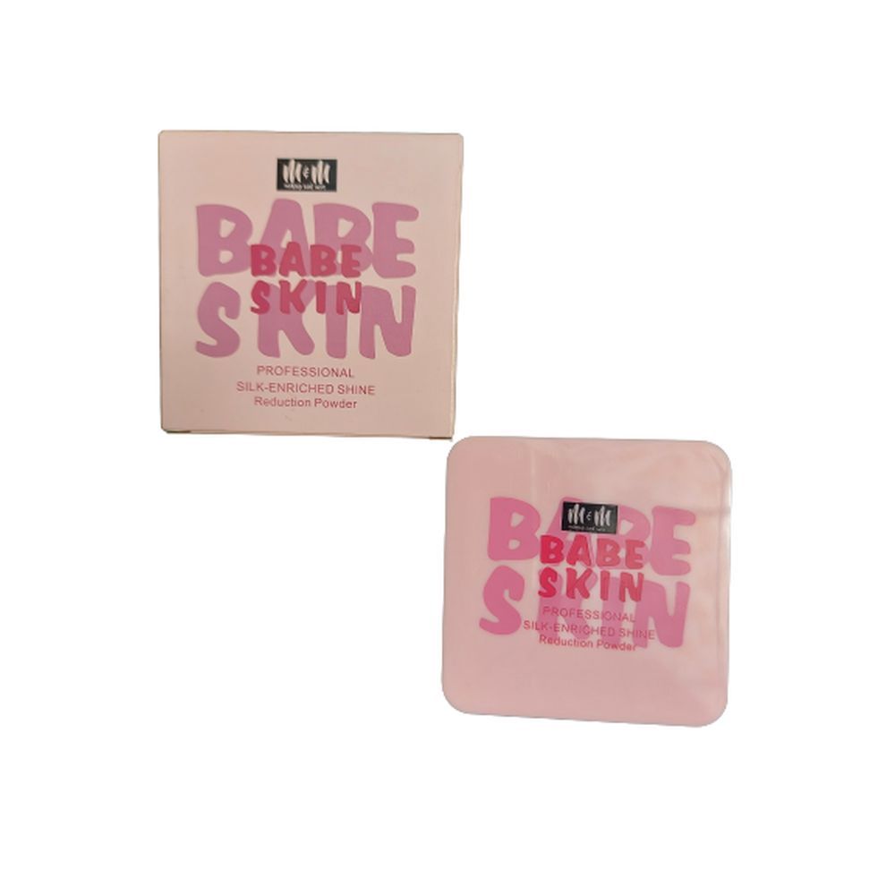 M&M Babe Skin Professional Silk Enriched Shine Foundation+Compact Powder