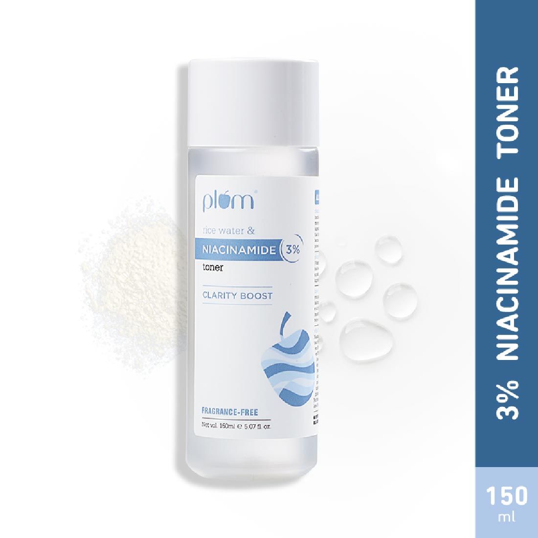 Plum 3% Niacinamide Toner with Rice Water | 150 ml