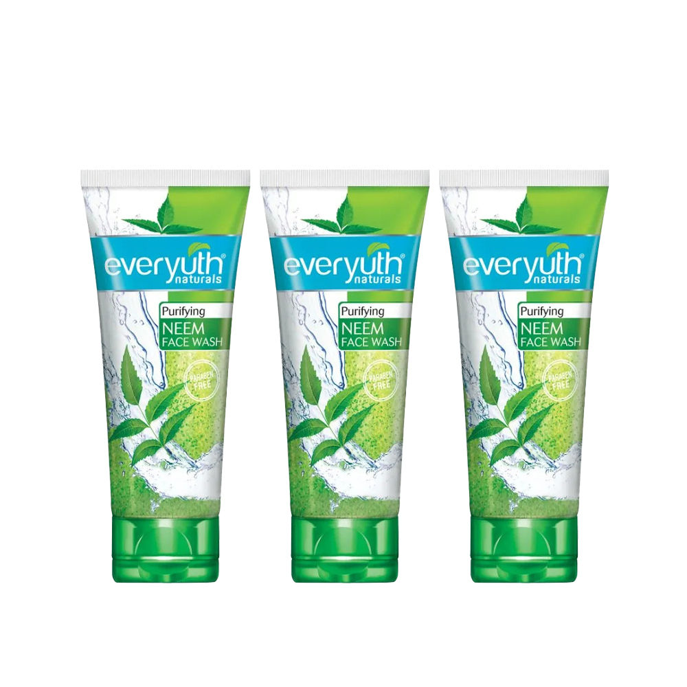 Everyuth Naturals Purifying Neem Face Wash (50 g) - Pack of 3
