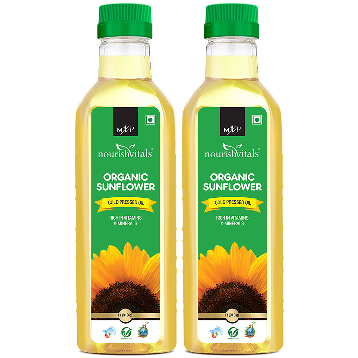 NourishVitals Organic Sunflower, Cold Pressed Oil, Rich In Vitamins ...