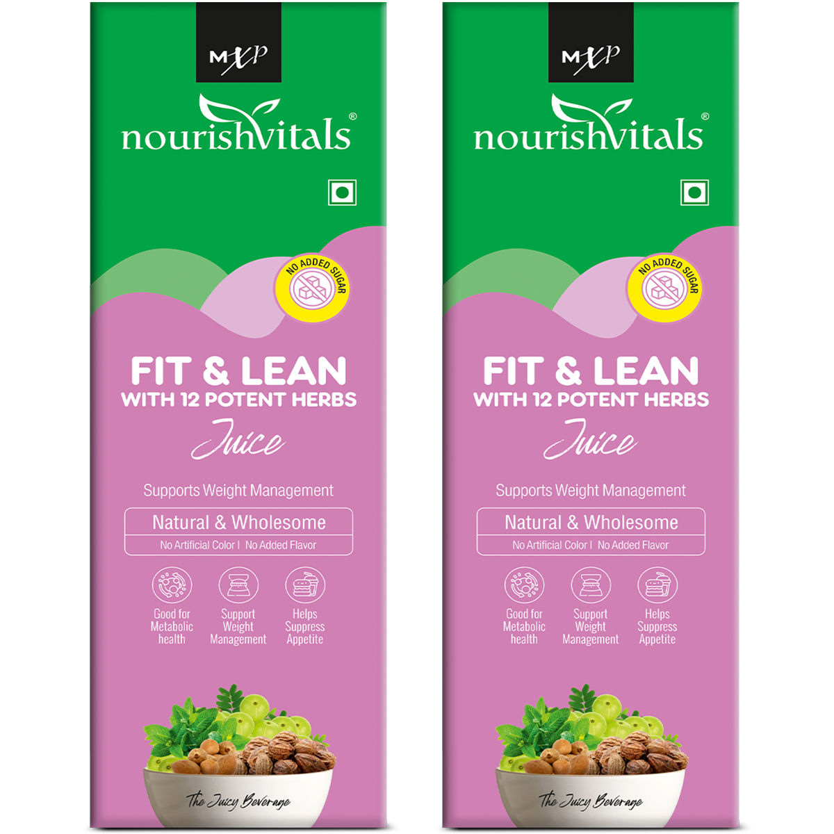NourishVitals Fit & Lean Juice - With 12 Potent Herbs | Natural ...