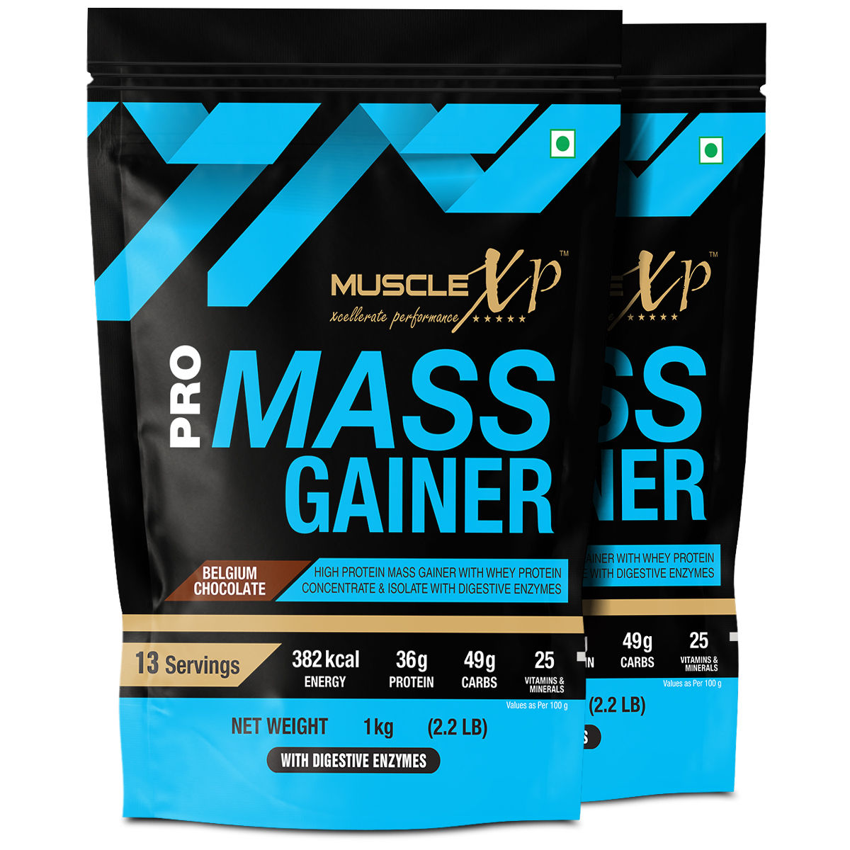 MuscleXP Pro Mass Gainer for Musce Mass Gain With Whey Protein, Whey ...