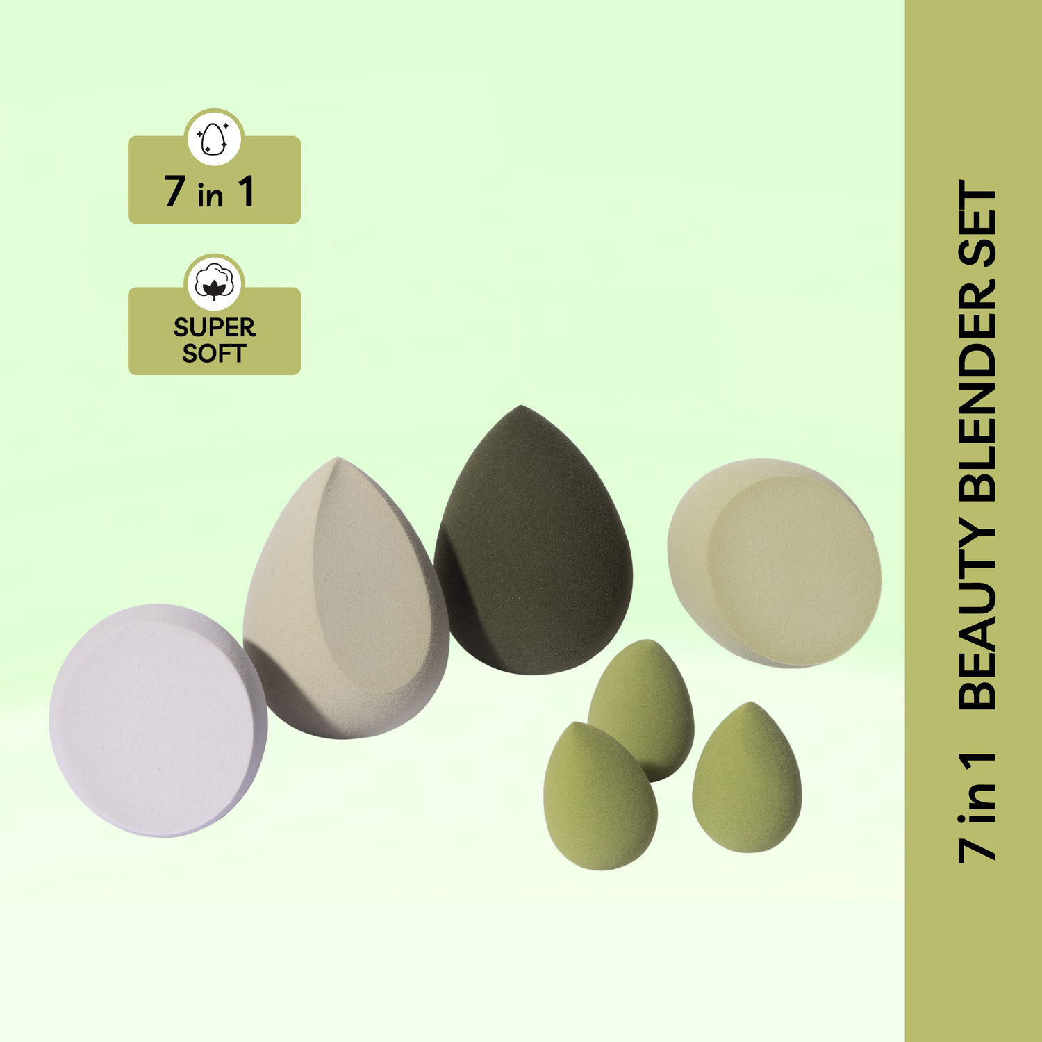 Purplle Blending Queen Beauty blender (Set of 7)