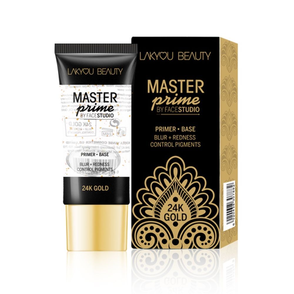 LAKYOUBEAUTY Master Prime 24k Gold Primer+Base (Blur+Redness Control ...