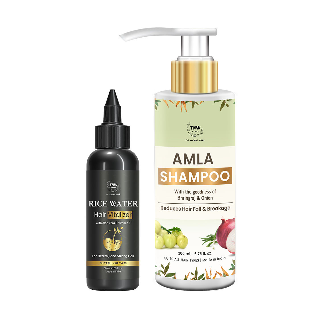 Combo of 2- Amla Shampoo 200ml + Hair Vitalizer 50ml