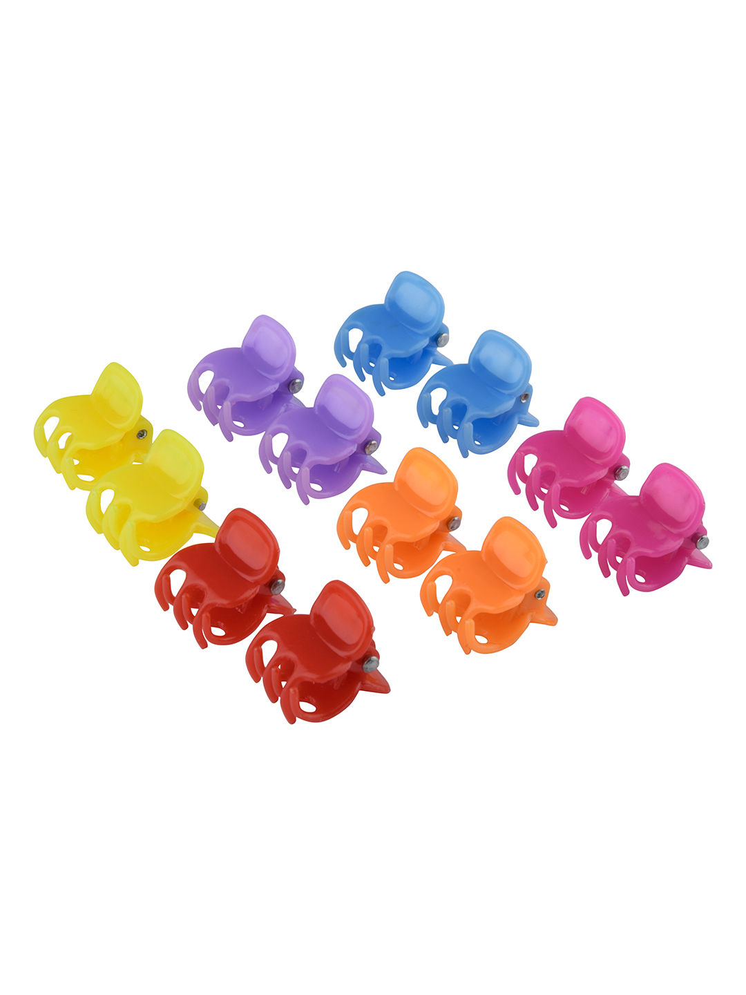 Lilly & Sparkle Set Of 6 Multi Colour Mini Claw Clips Set Of 6