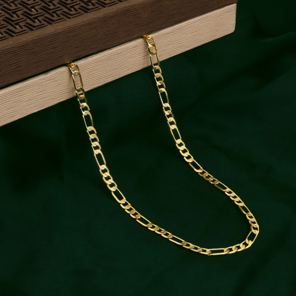 Fashion Frill Exclusive Sachin Design Gold Plated Thin Necklace Chain ...