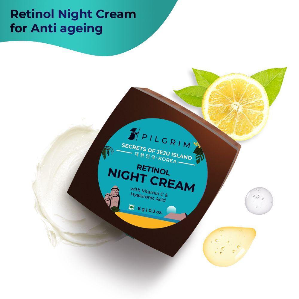 Pilgrim Retinol Night Cream with Vitamin C (8 g)