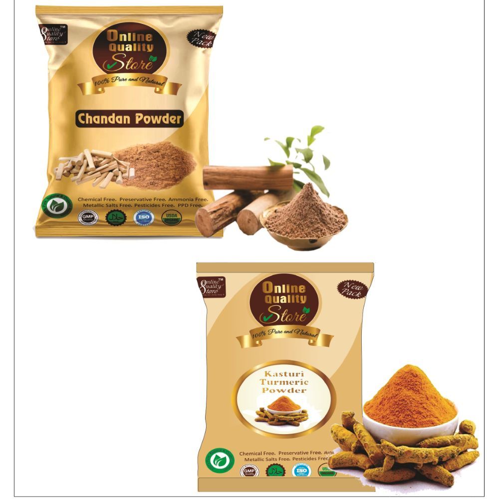 Online Quality Store Kasturi Turmeric Powder for Face + Pure Organic ...