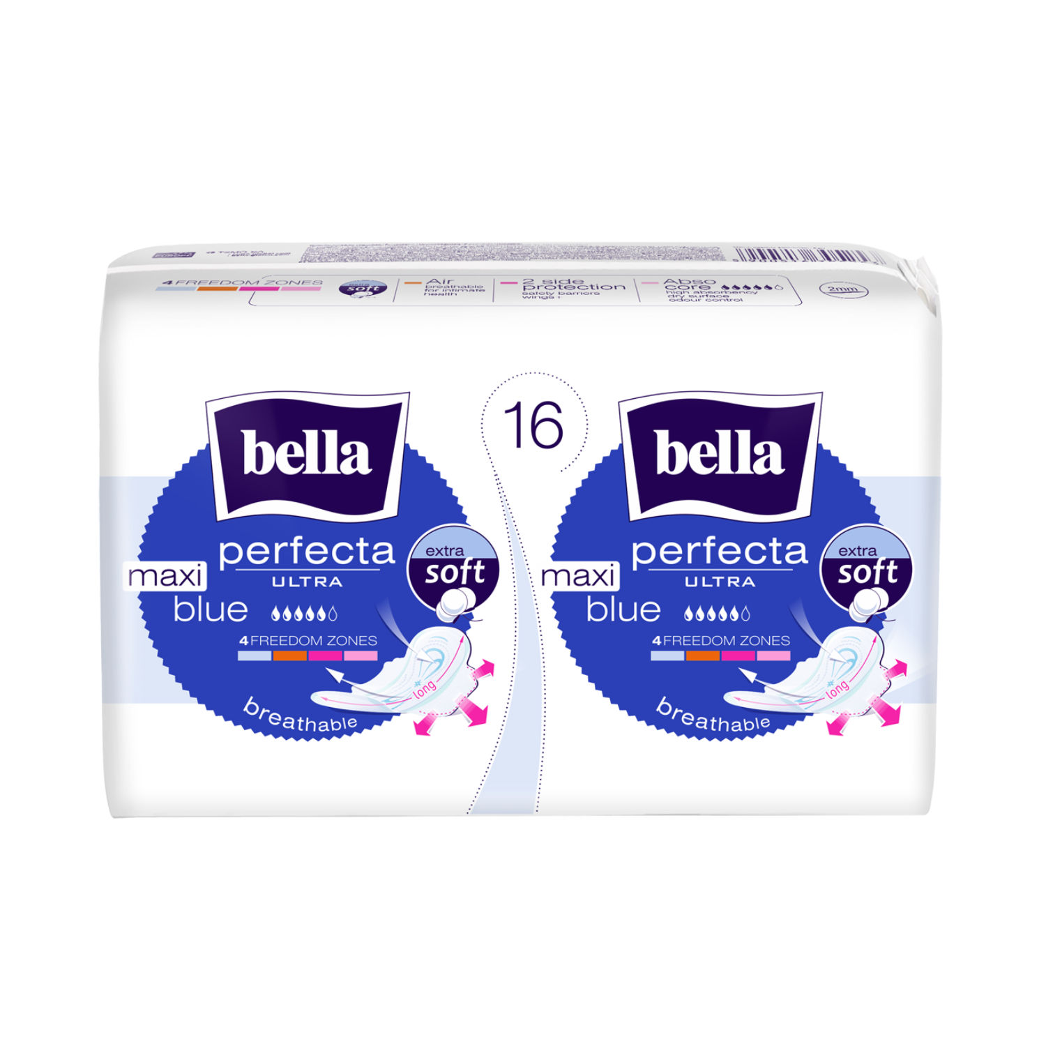 Buy Bella Perfecta Ultrathin Sanitary Napkins Maxi Soft 16 pcs Online ...
