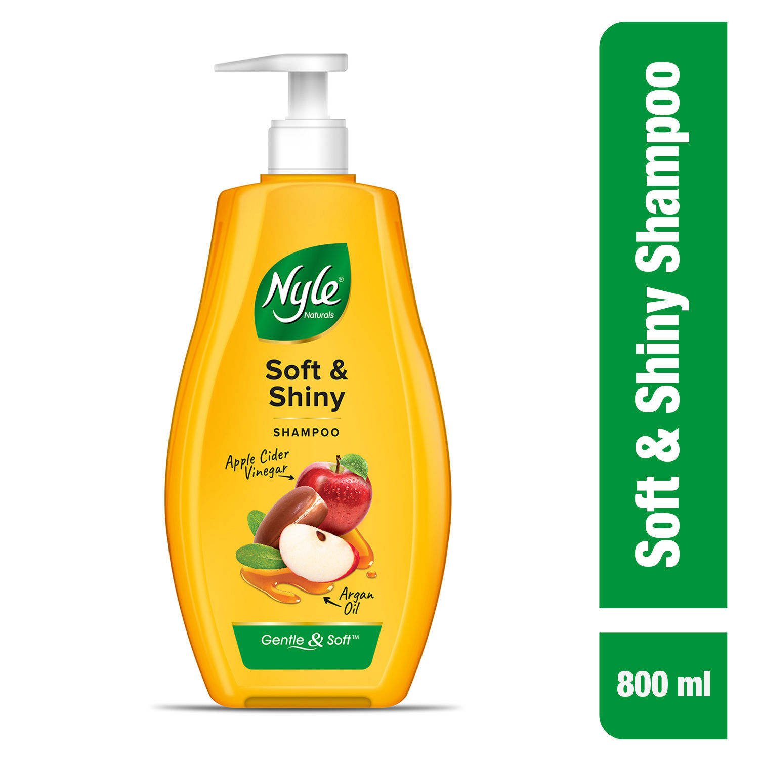 Nyle Naturals Soft and Shiny Anti Hairfall Shampoo, With Goodnes Of ...